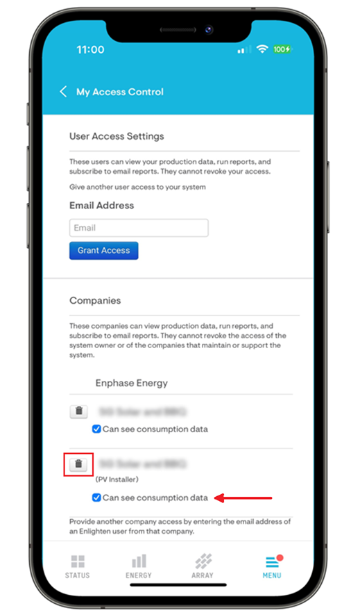 Adding a PV system maintainer using the Enphase App - Support | Enphase