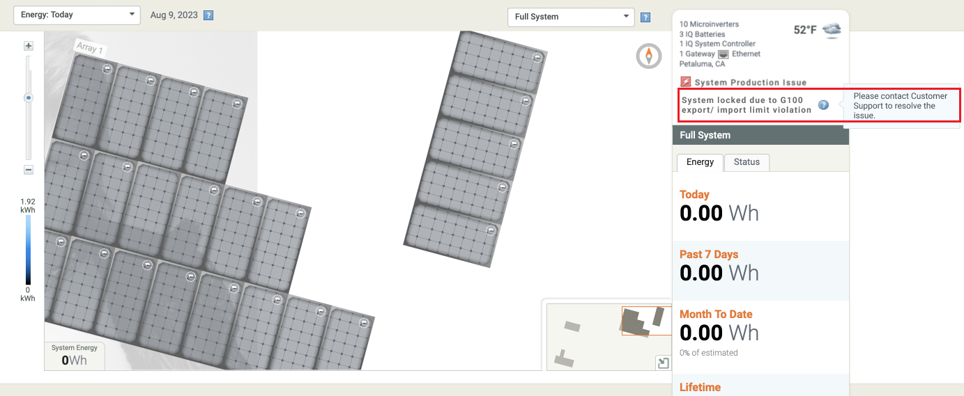 How to restart an Enphase Energy System after export or import limit ...