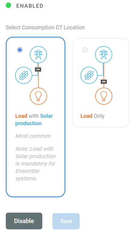 How to enable or disable current transformers using the Enphase Installer Portal - Support | Enphase