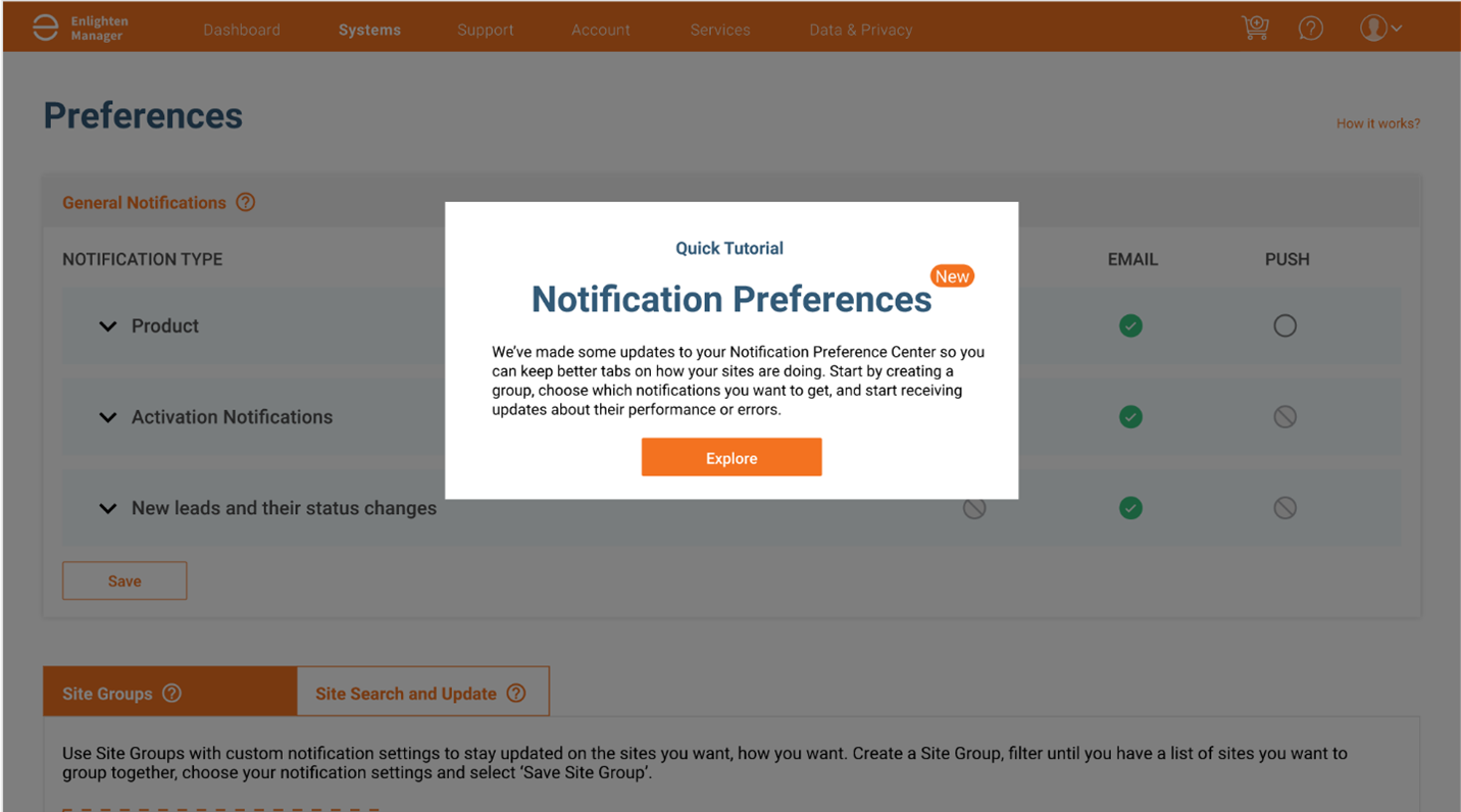 Notification Preferences for Installers - Support | Enphase