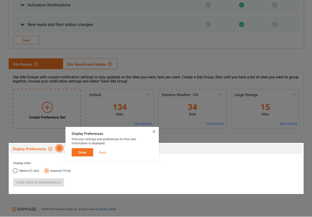 Notification Preferences for Installers - Support | Enphase
