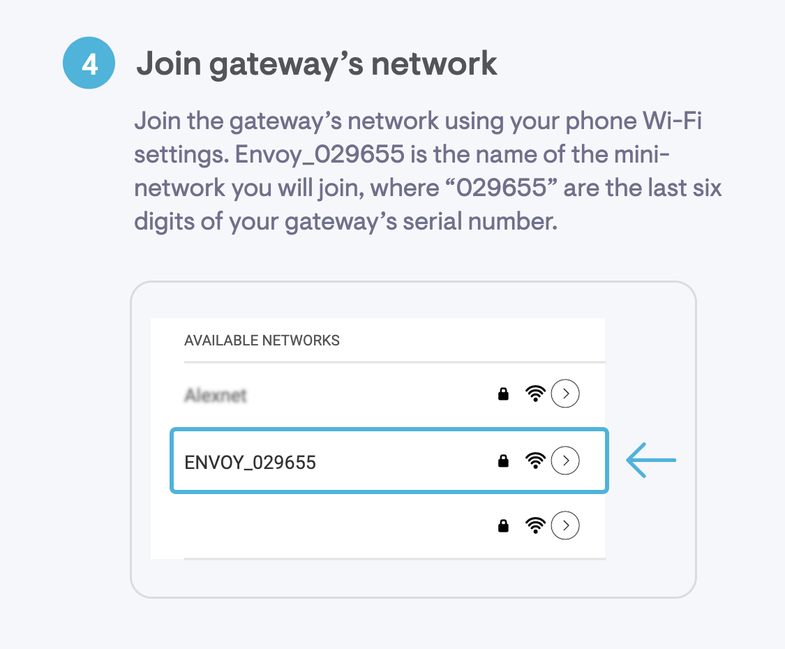 Reconexión del Envoy-S o del portal IQ Gateway usando la aplicación de Enphase - Support | Enphase