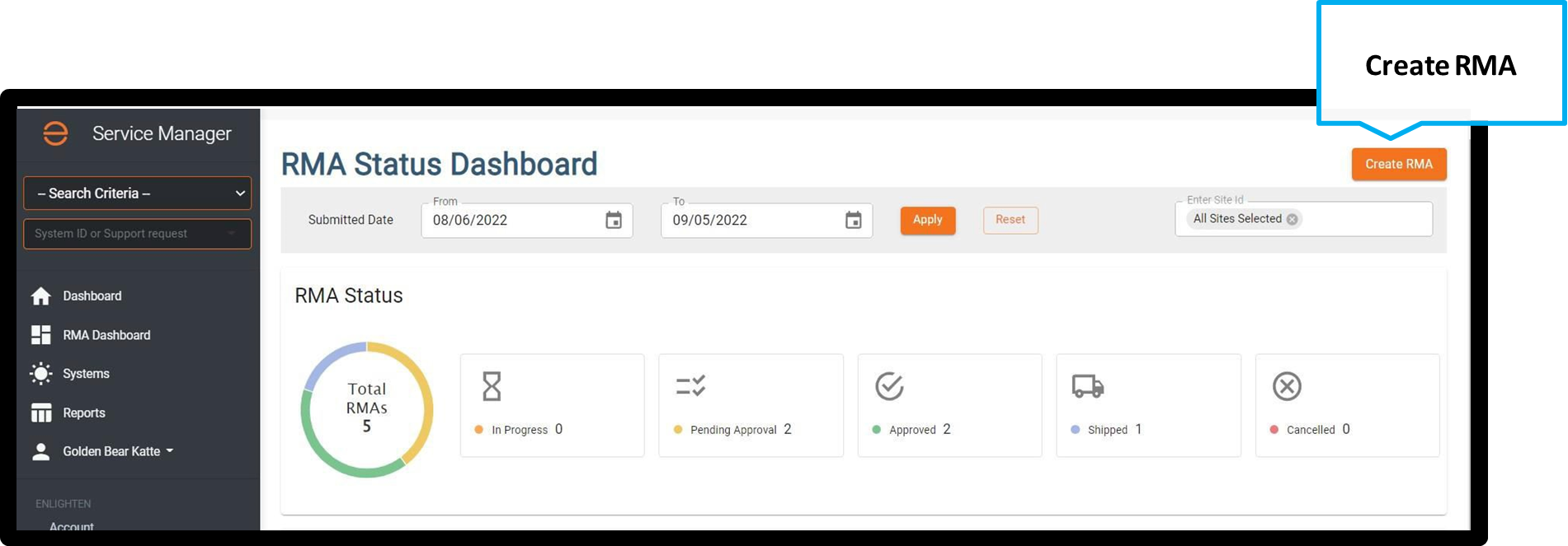 Getting started with the RMA Dashboard - Support | Enphase