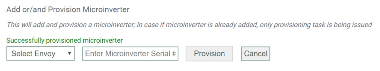 Manual Provisioning of Microinverters using Enlighten Manager - Support | Enphase