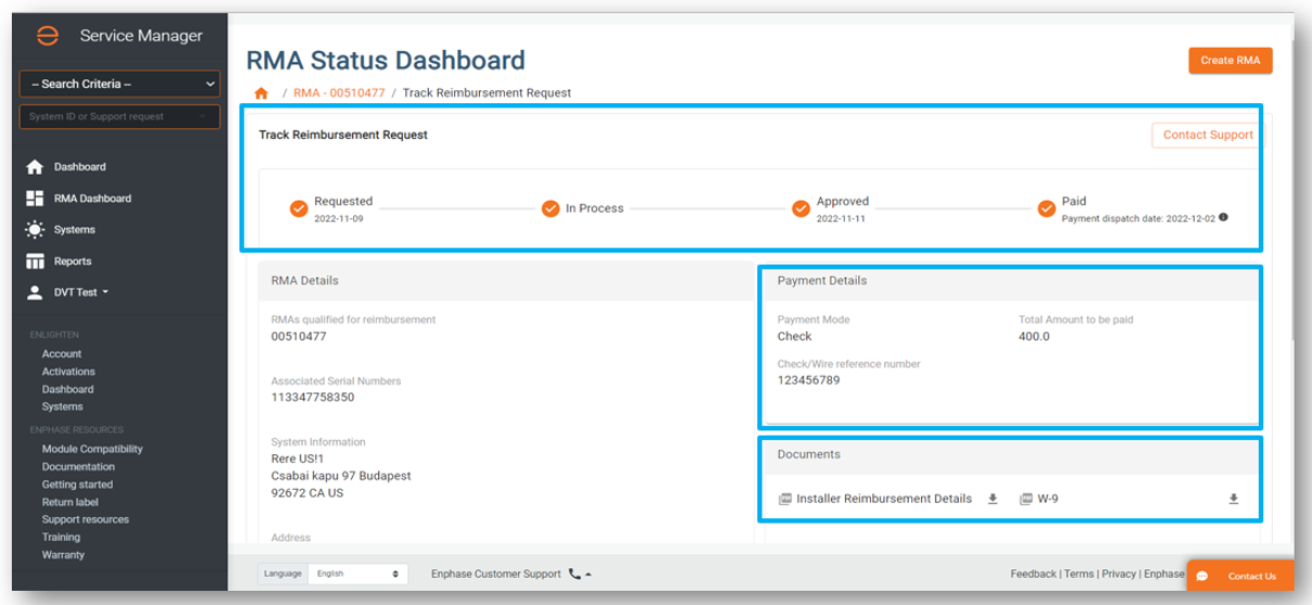 Getting started with the RMA Dashboard - Support | Enphase