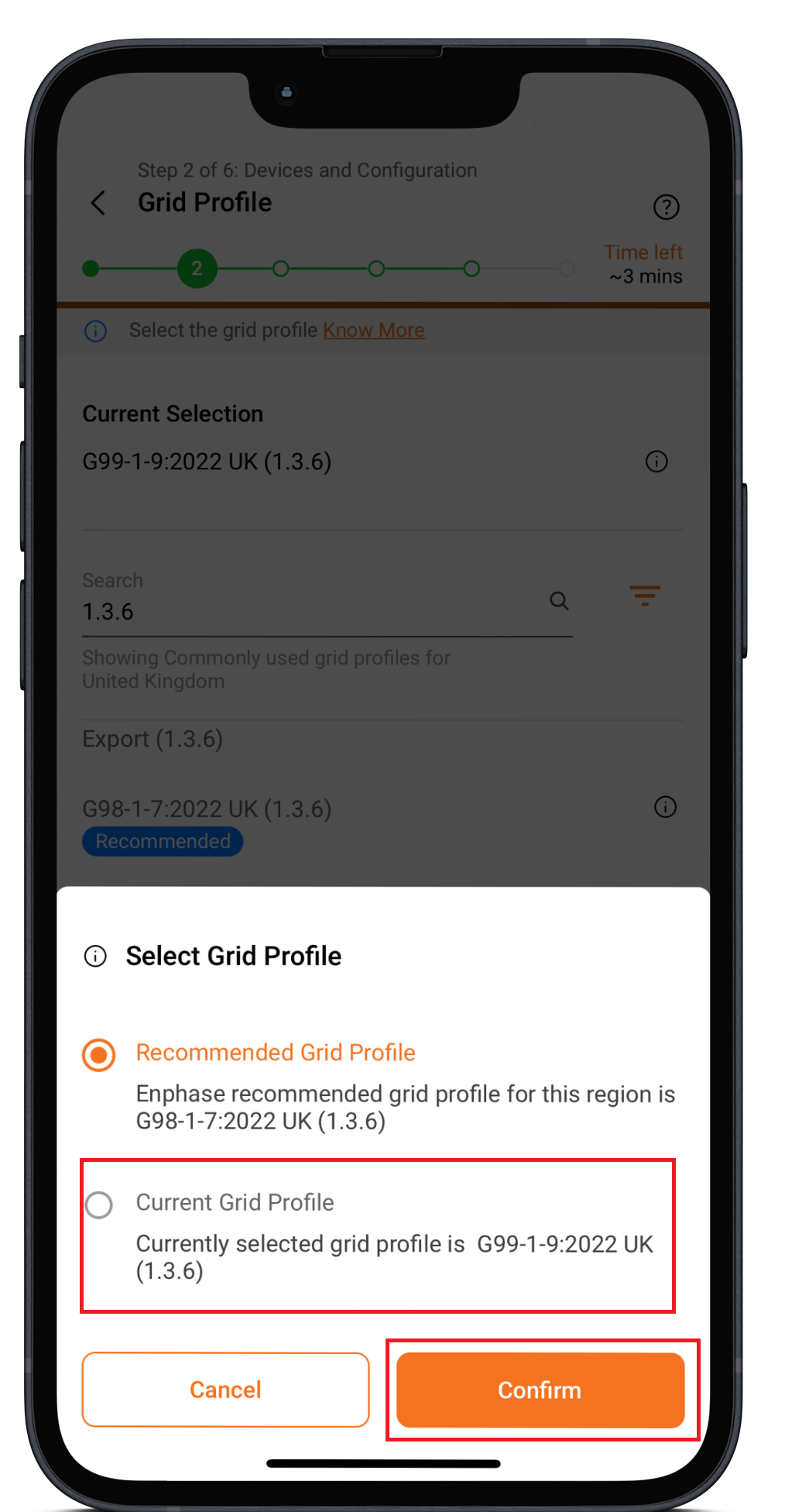 What is a grid profile, and how can I select one using the Enphase ...
