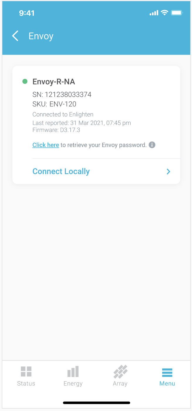 Reconnecting your LCD Envoy (Envoy R) via your Wi-Fi adapter stick ...