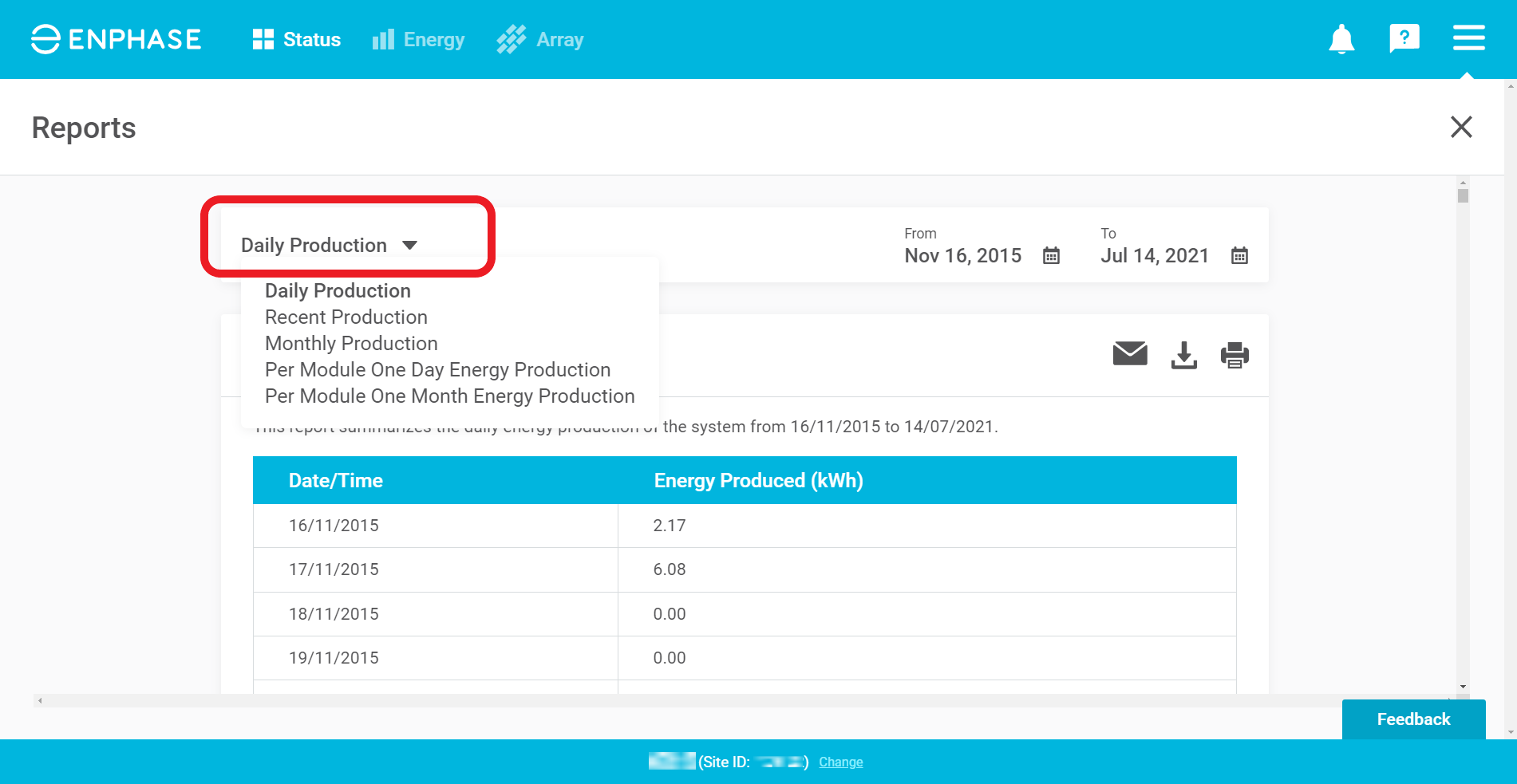 How do I run a report? - Support | Enphase