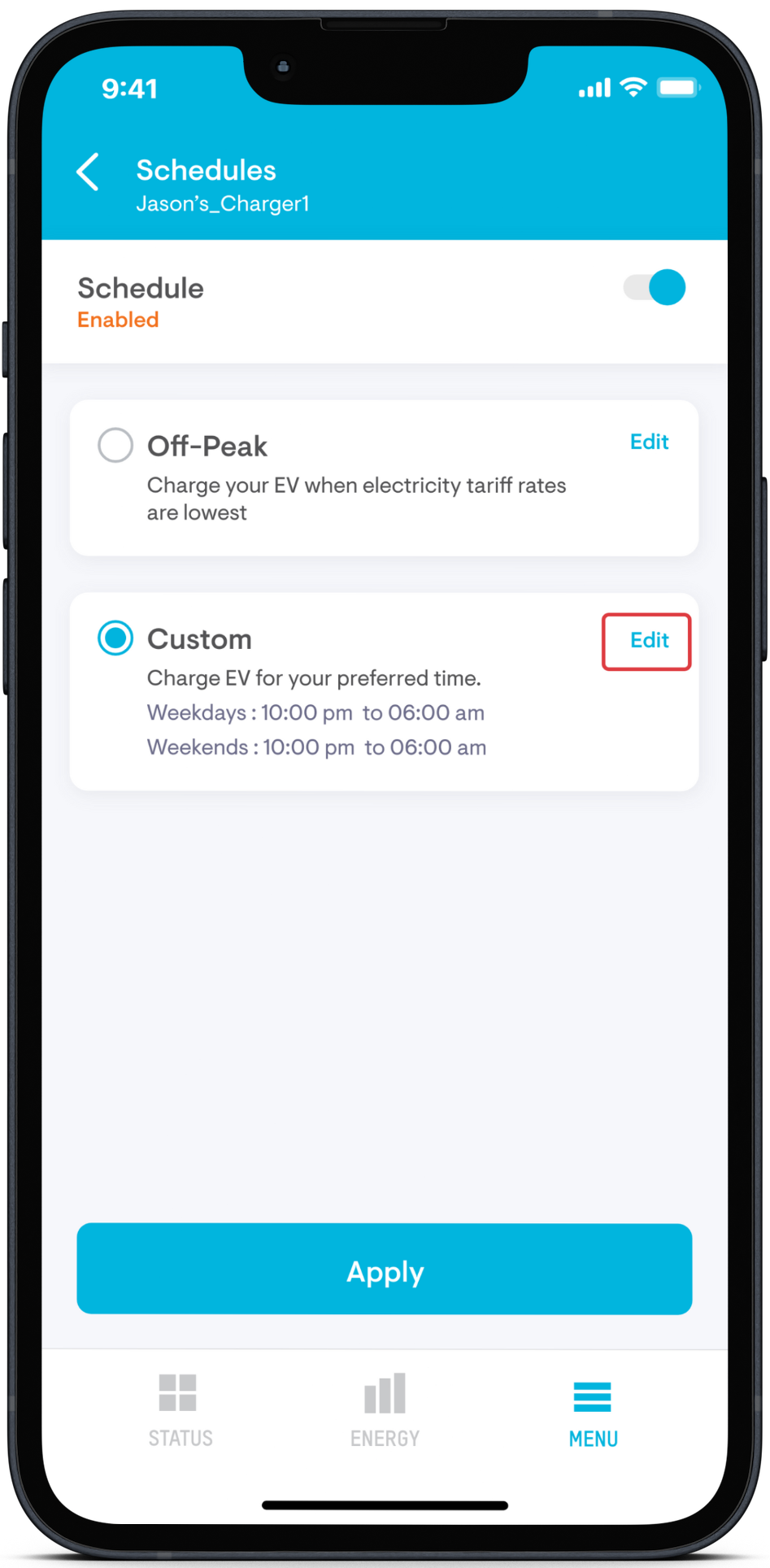 IQ EV Charger app setup guide for an integrated system - Support | Enphase