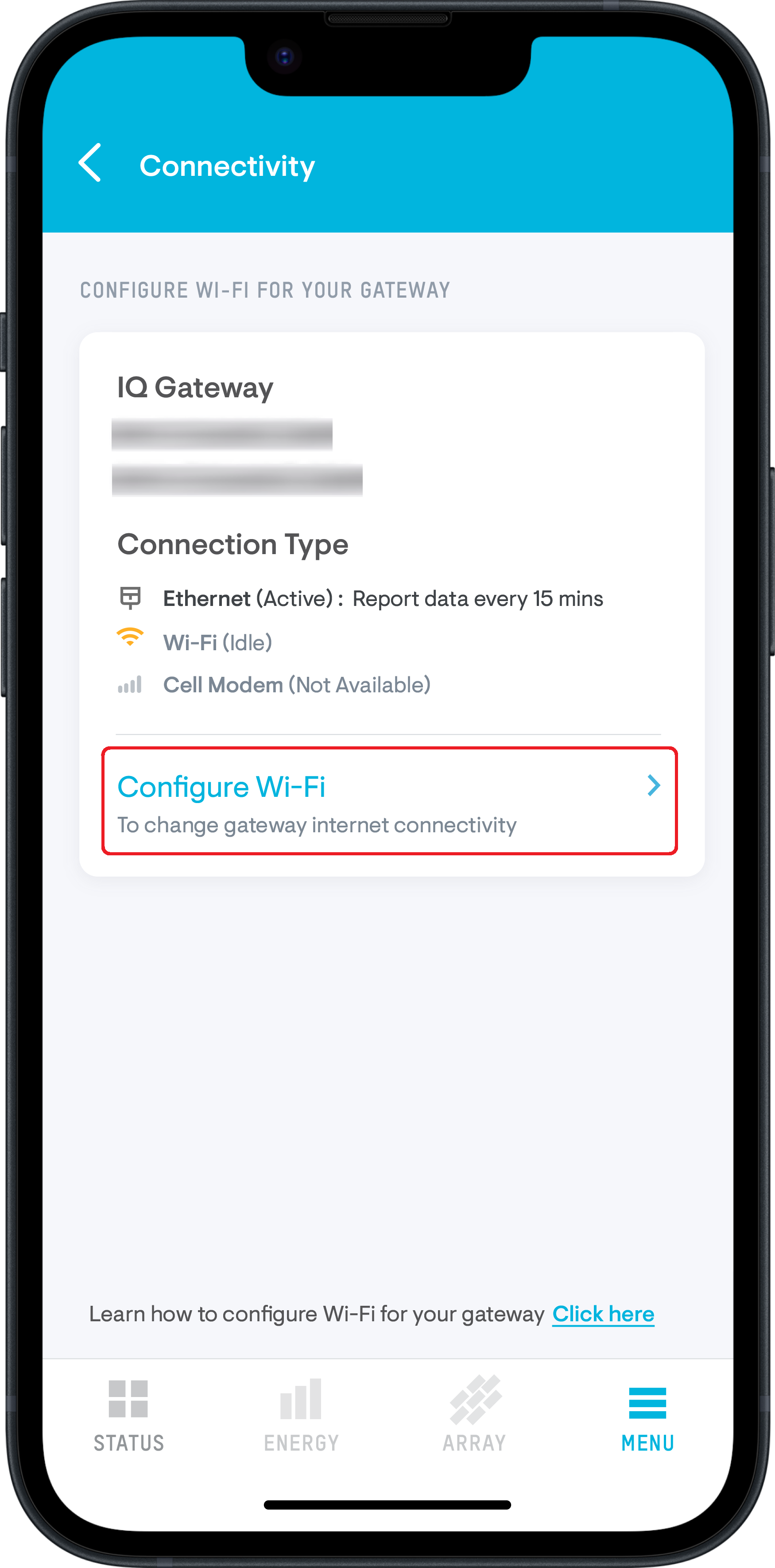 How to reconnect your Envoy S or IQ Gateway to Wi-Fi using the Enphase App - Support | Enphase