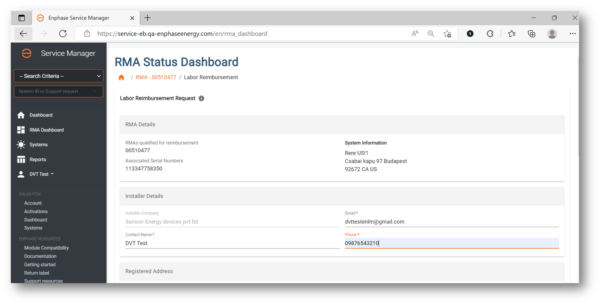 Getting started with the RMA Dashboard - Support | Enphase