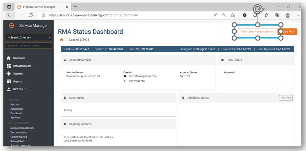 Getting started with the RMA Dashboard - Support | Enphase