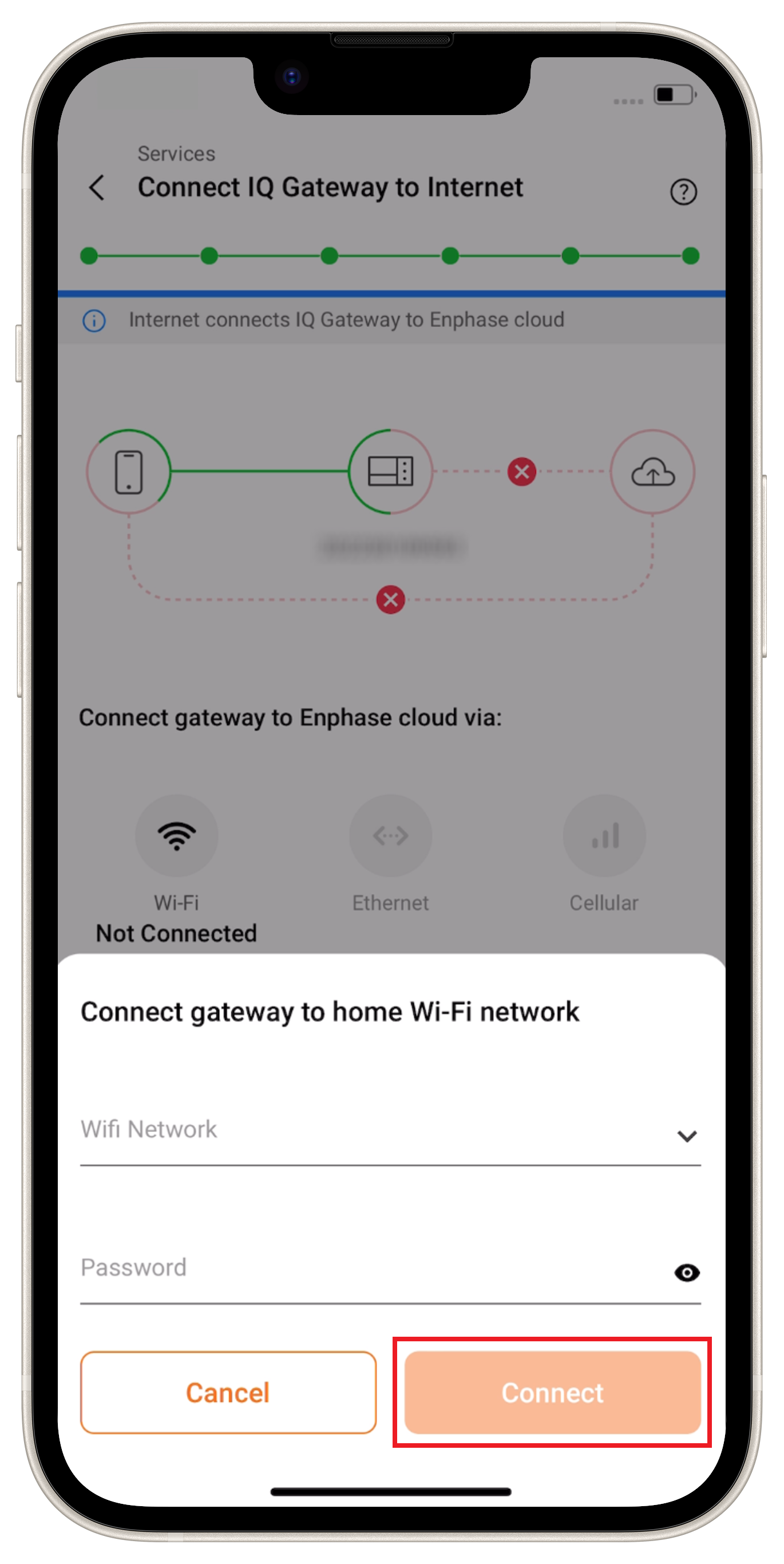 Configuring a replacement IQ Gateway using the Enphase Installer App ...