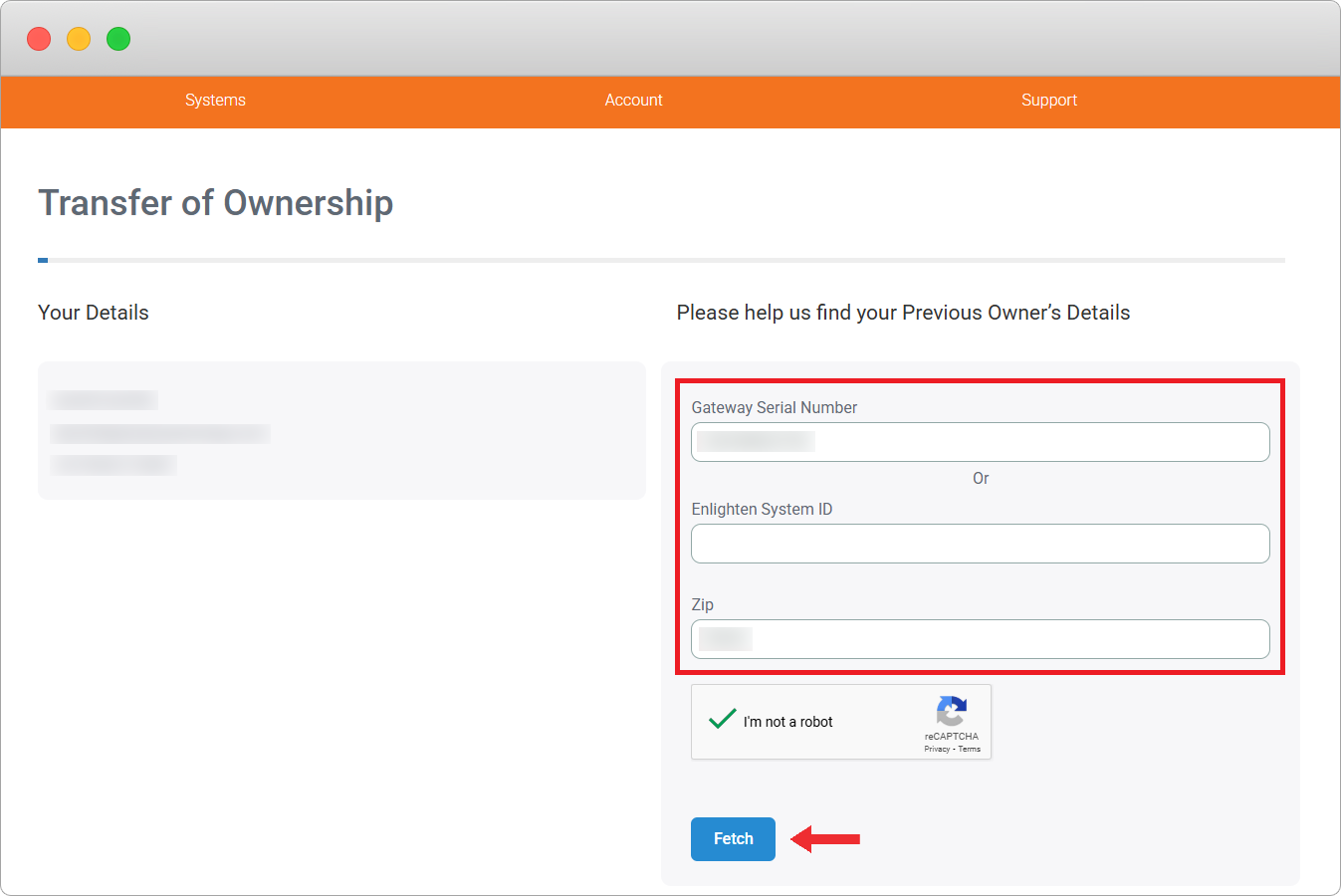 Transfer of ownership for Enphase Energy Systems - Support | Enphase