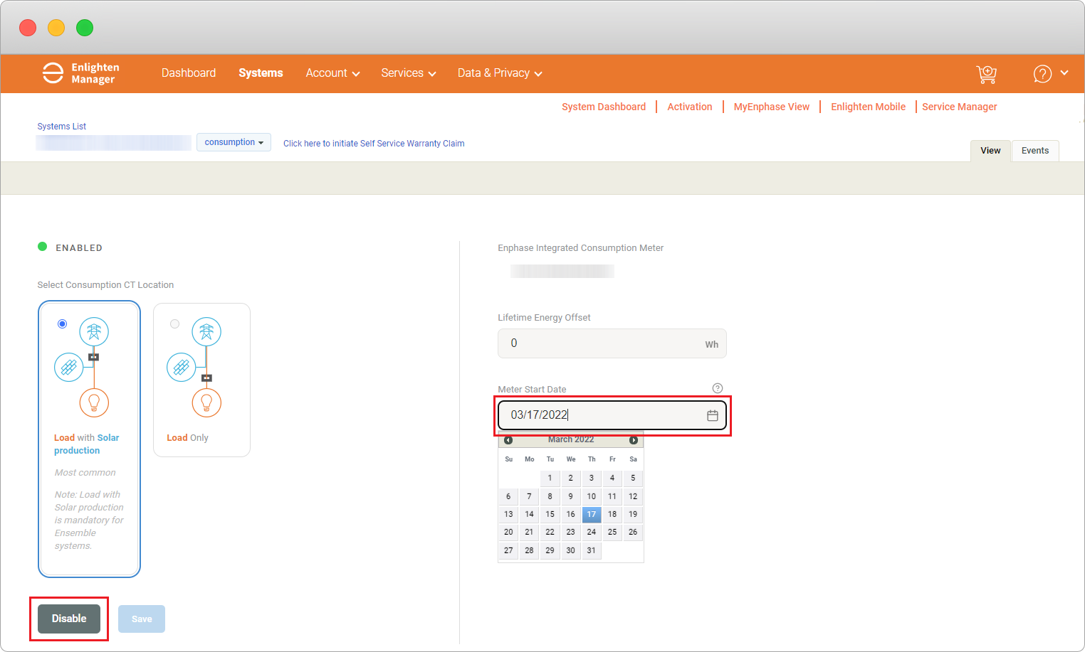 How to enable or disable meters using the Enphase Installer Portal ...